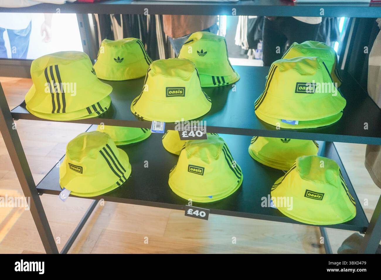 London, UK. 18 July 2025 Oasis Pop-Up Store in Carnaby street London selling exclusive Oasis ...