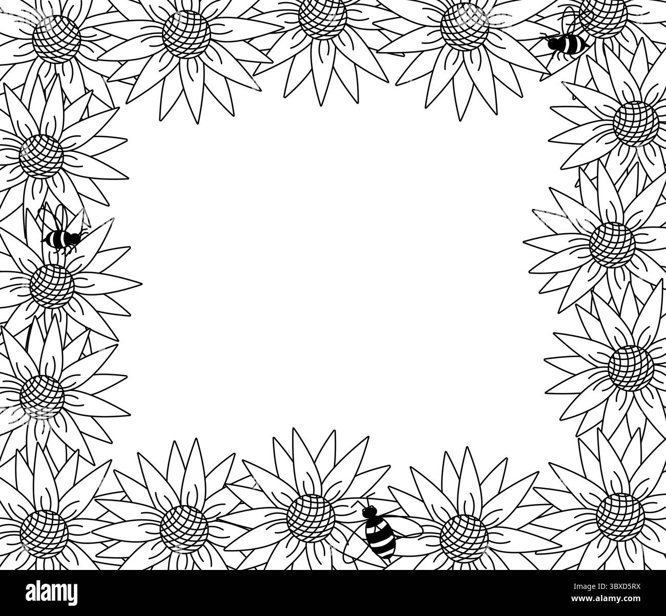 Cute floral jar illustration Black and White Stock Photos & Images - Alamy