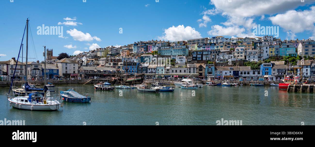 Brixham town devon harbour hi-res stock photography and images - Alamy