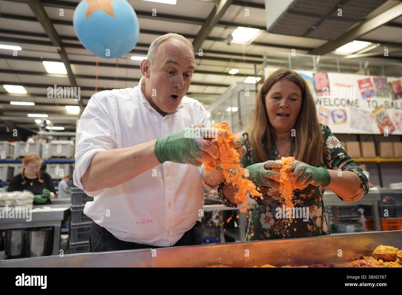 Liberal Democrats leader Sir Ed Davey and Mid Dorset and North Poole MP ...