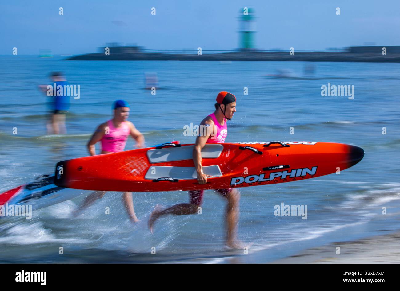 Rostock, Germany. 18th July, 2025. At the 27th International DLRG Cup ...