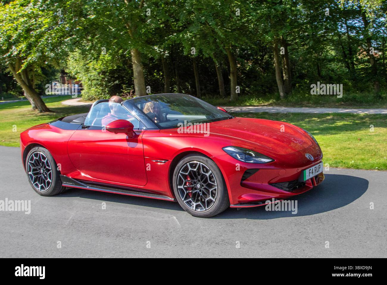 2024 Red MG Cyberster Trophy Ev 340 Electric 77Kwh Auto Car Roadster ...