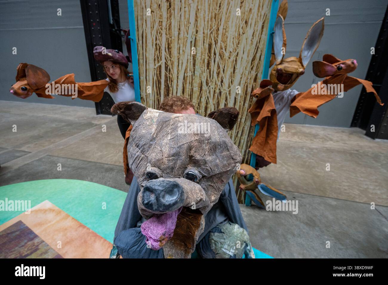 London, UK. 18 July 2025. A costumed character at a preview of ‘Thunder ...