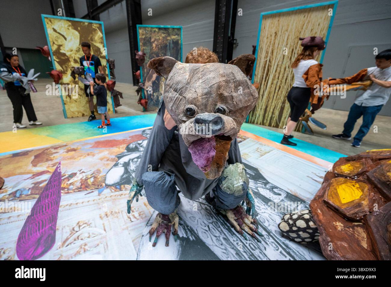 London, UK. 18 July 2025. A general view at a preview of ‘Thunder ...