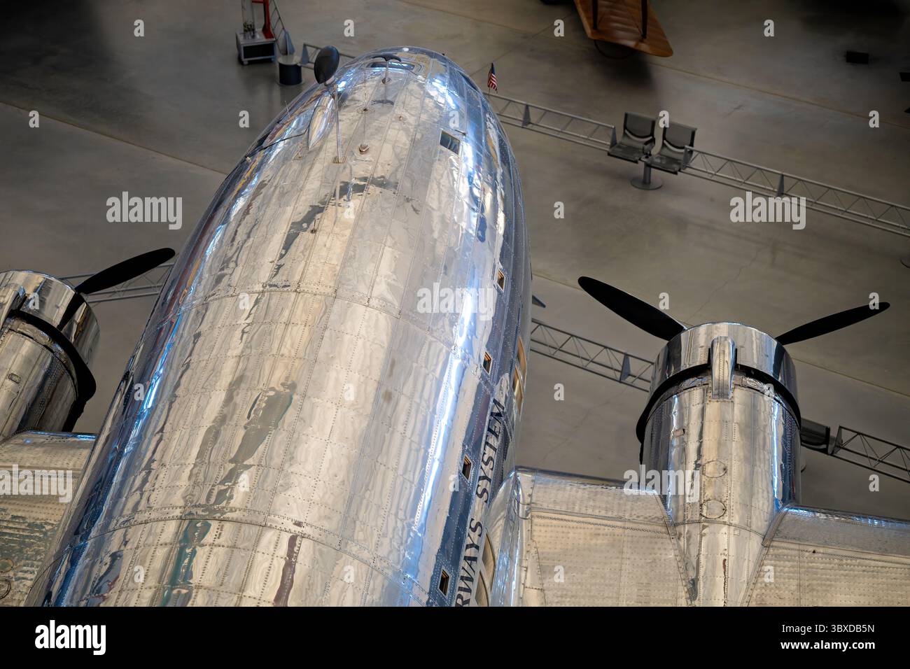 CHANTILLY, Virginia — The Boeing 307 Stratoliner Clipper Flying Cloud ...