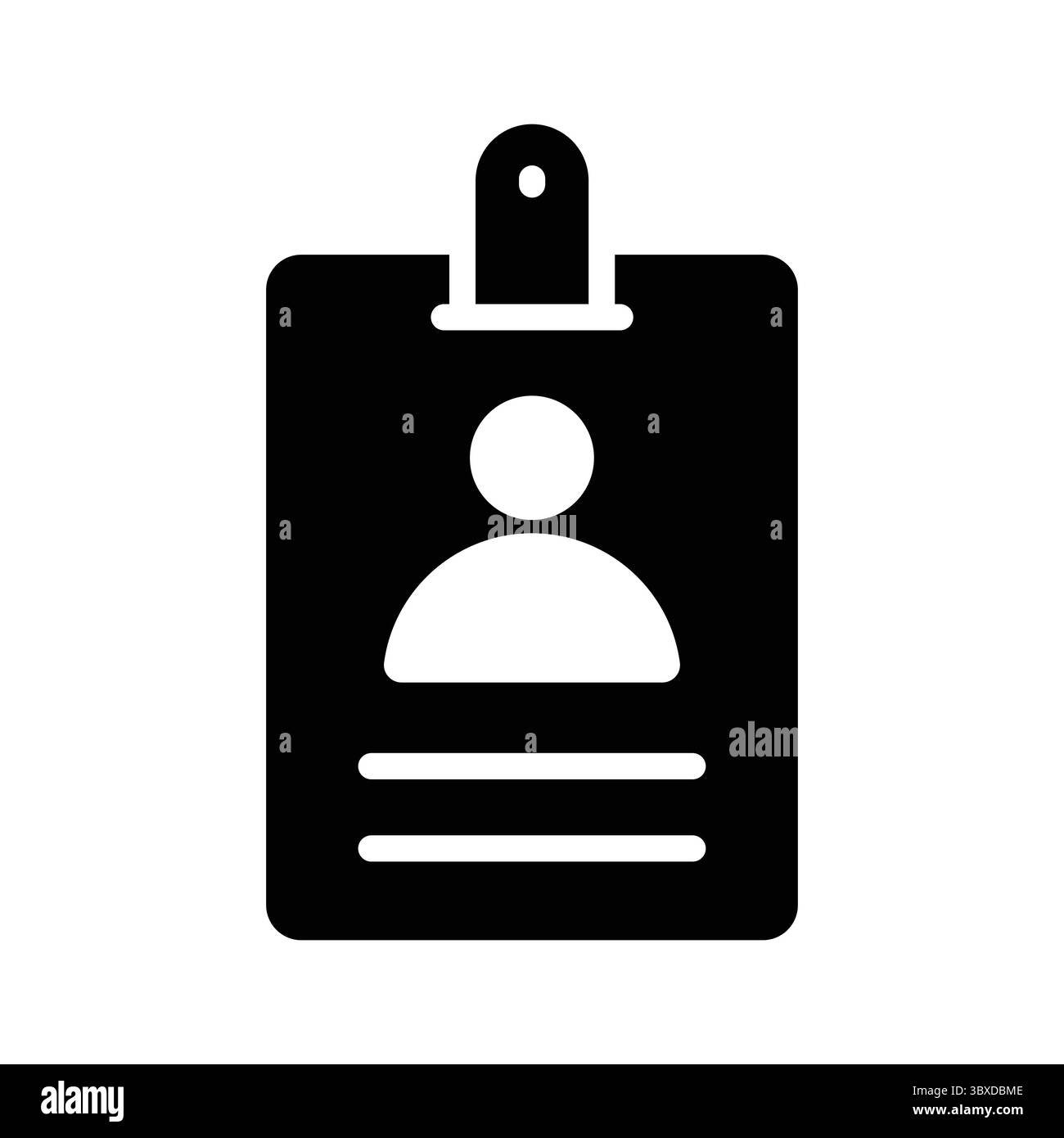 Employee id card vector design, entry pass icon in modern style Stock ...