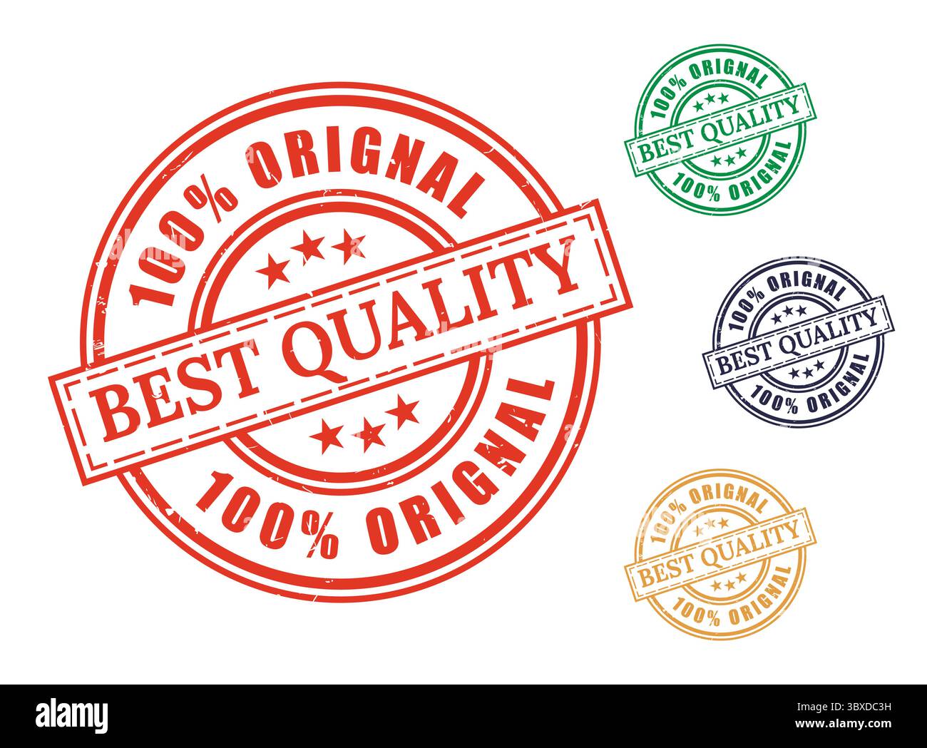 A 100% Original Best Quality Certified Stamp Collection, Grunge Rubber Premium Product Label Set ...