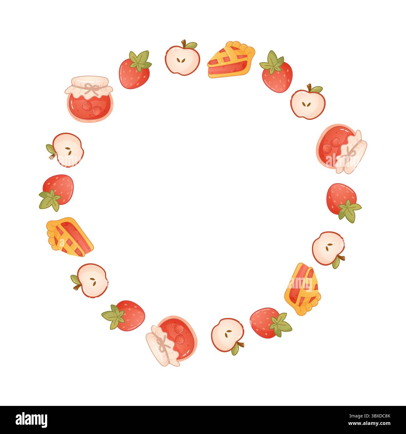 Homemade apple pie jam Stock Vector Images - Alamy