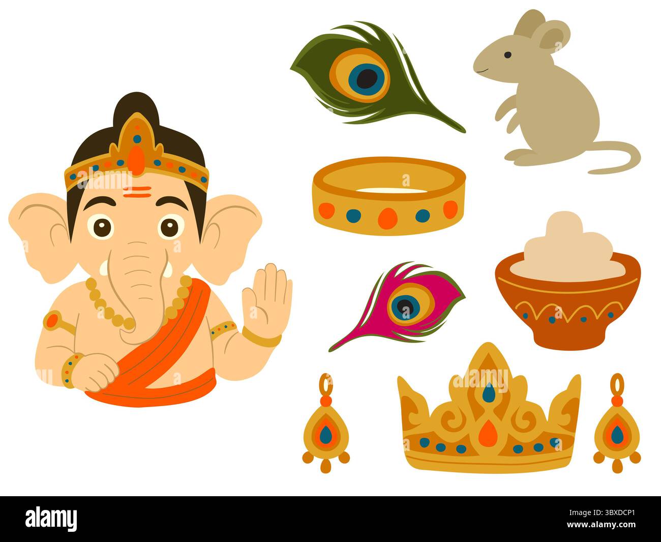 Ganesh with mouse hi-res stock photography and images - Alamy
