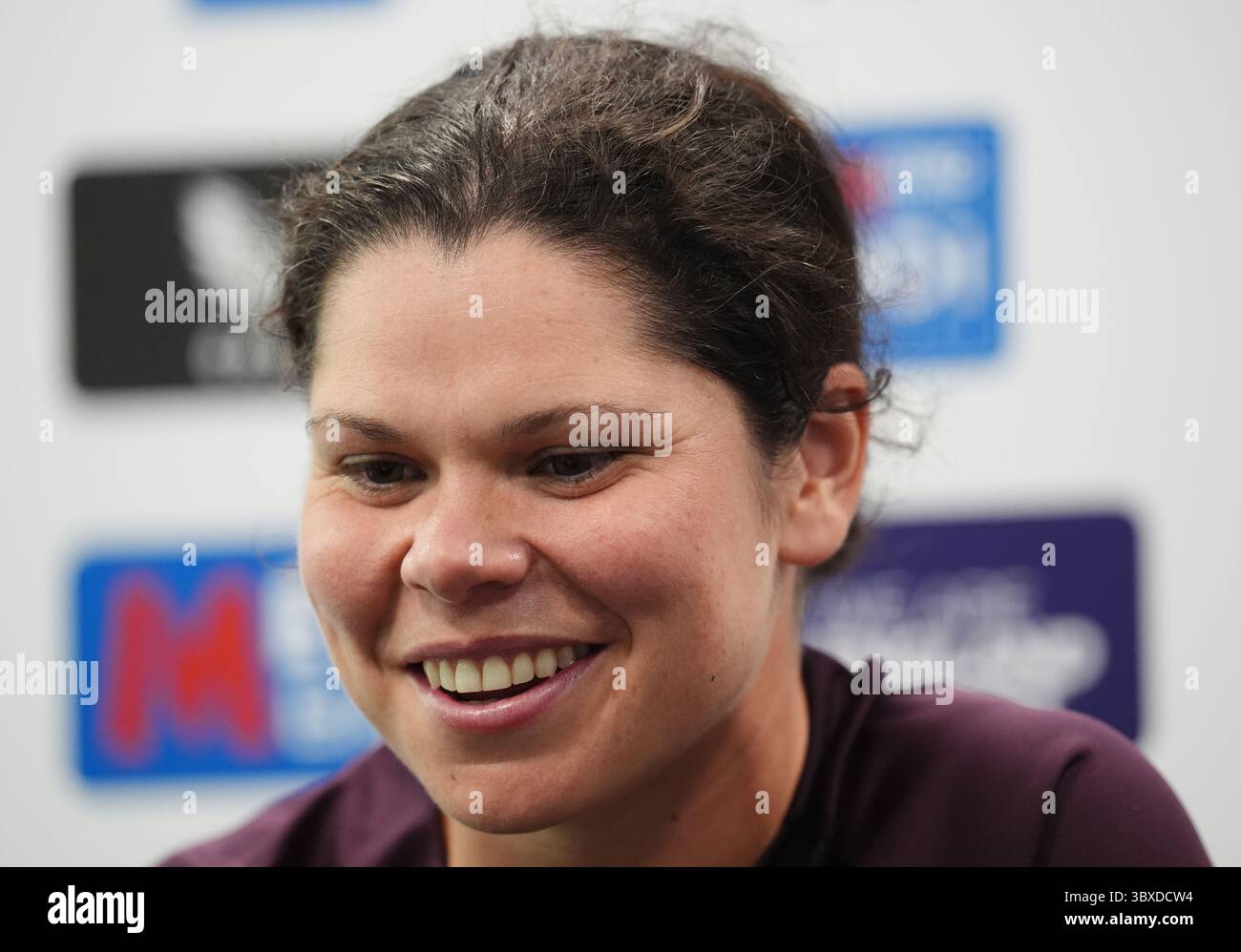 England's Alice Davidson Richards during a press conference at Lord's ...