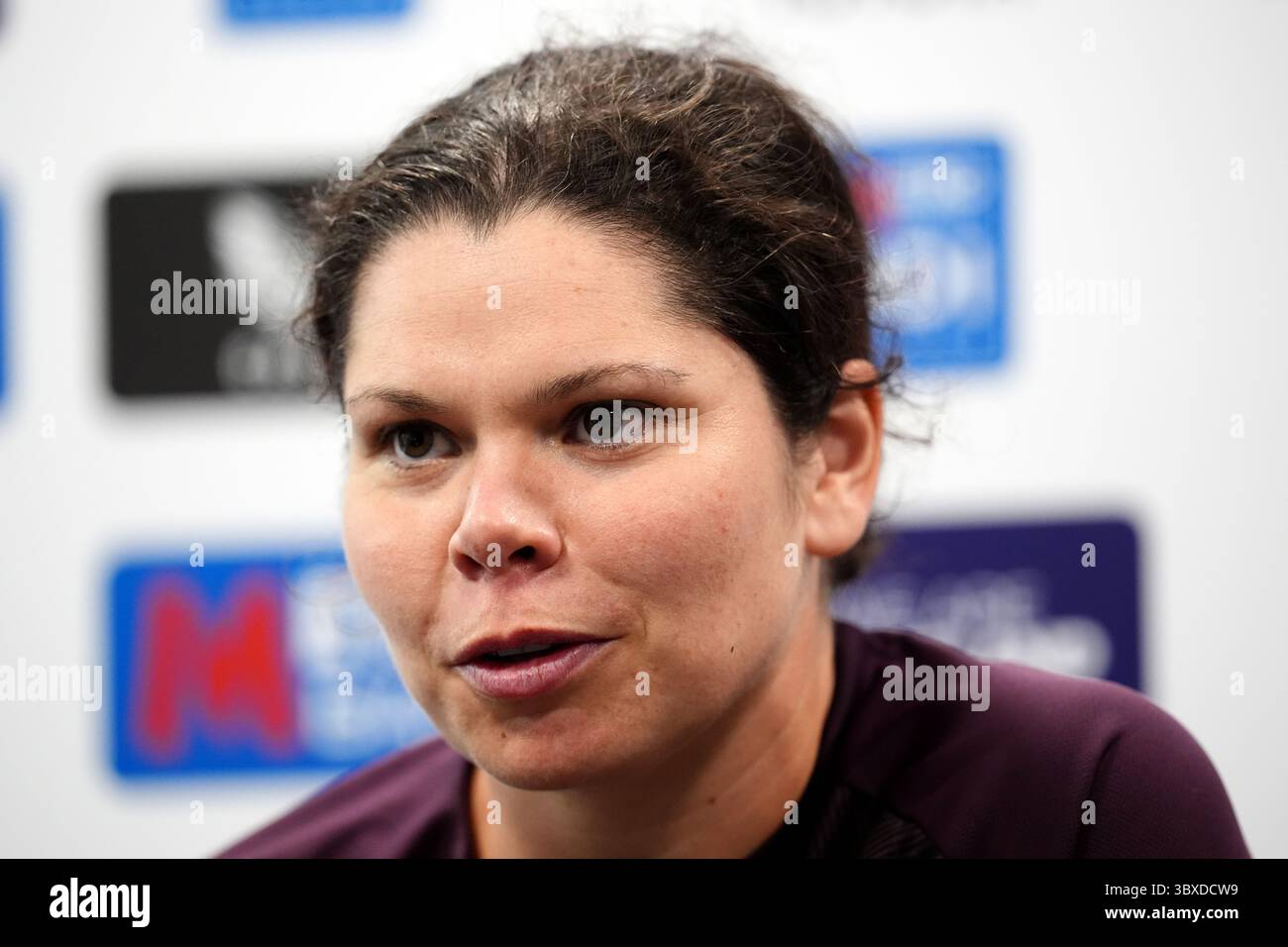 England's Alice Davidson Richards during a press conference at Lord's ...