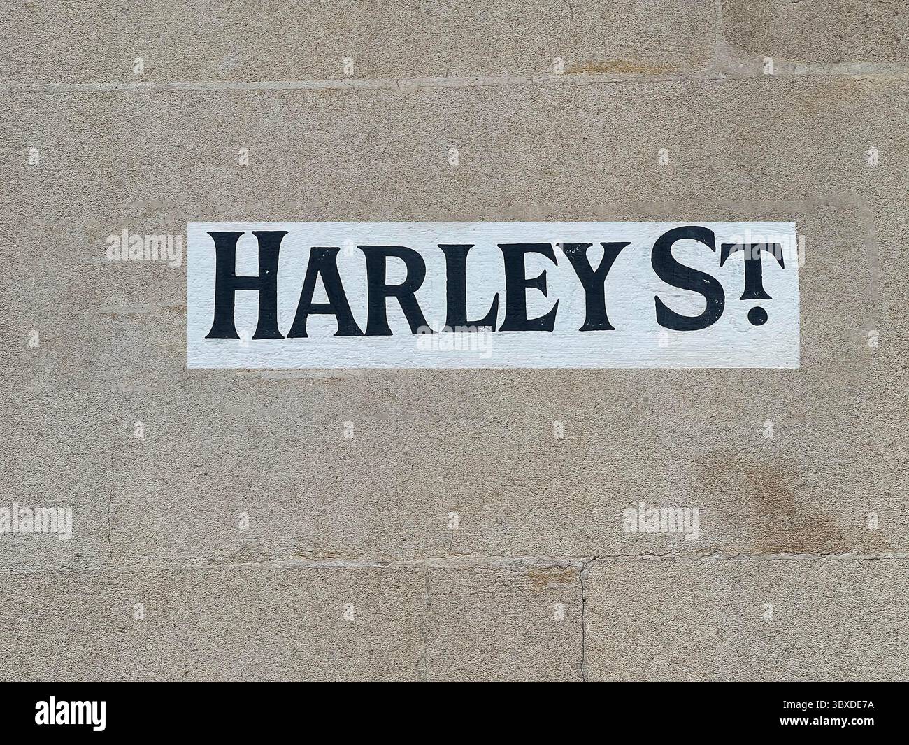 Harley Street, City Of Westminster street sign- a landmark London ...
