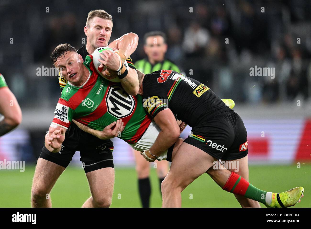 Sydney, Australia. 18th July, 2025. Jack Wighton of the Rabbitohs is ...