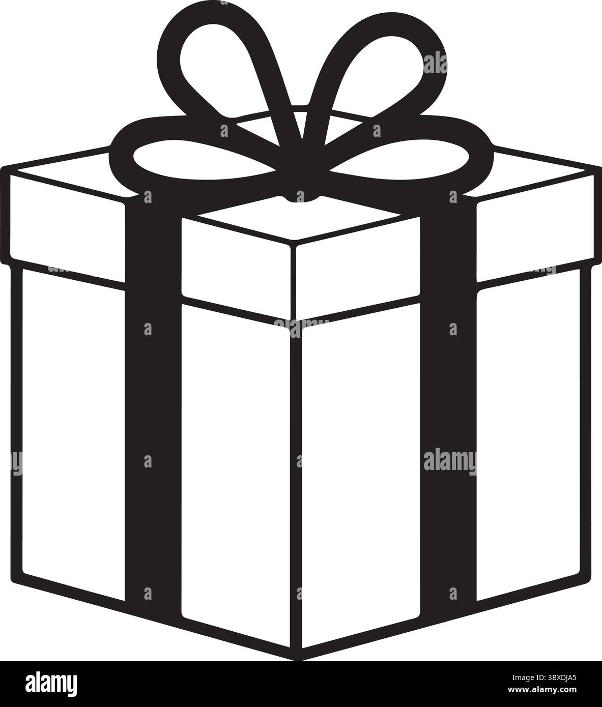 A gift voucher packet silhouette vector art illustration with white ...