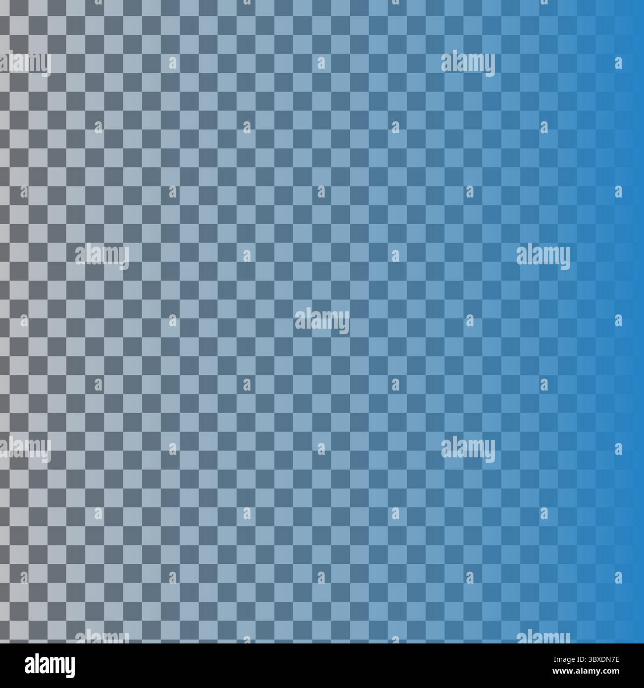 Blue gradient background. Transparency grid pattern. Upper right ...