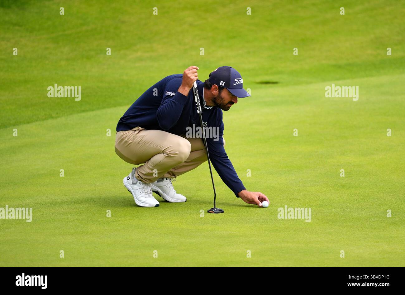 France's Antoine Rozner on the 18th during day two of The 153rd Open ...