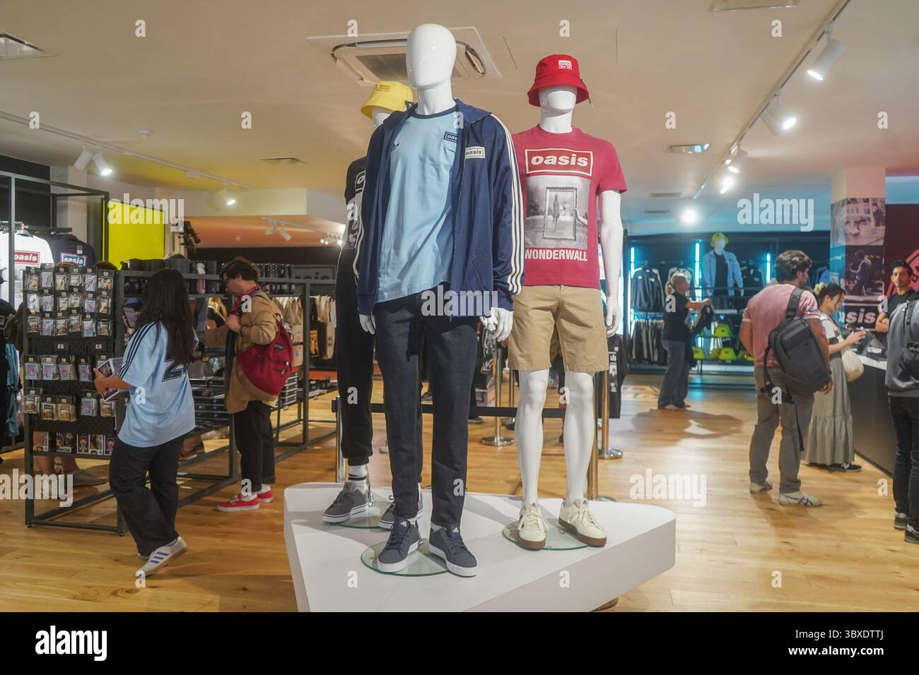 London, UK. 18 July 2025 Oasis Pop-Up Store in Carnaby street London ...