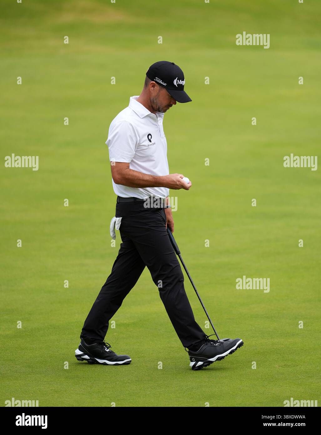USA's Brian Harman on the 18th during day two of The 153rd Open ...