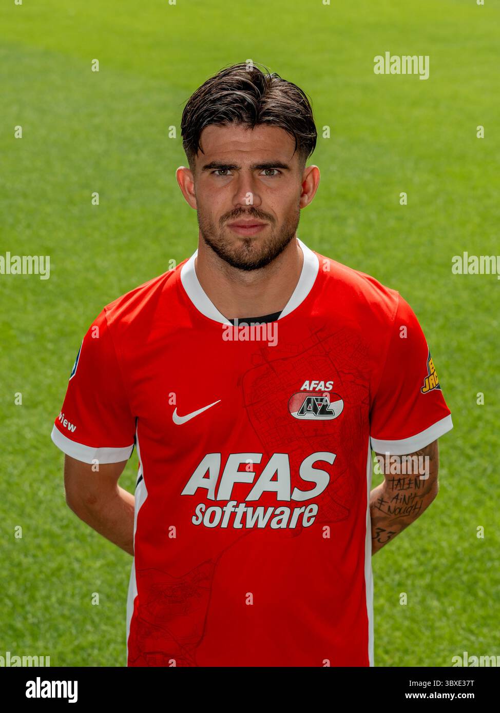 ALKMAAR, NETHERLANDS - JULY 18: Denso Kasius during a Photocall of AZ ...