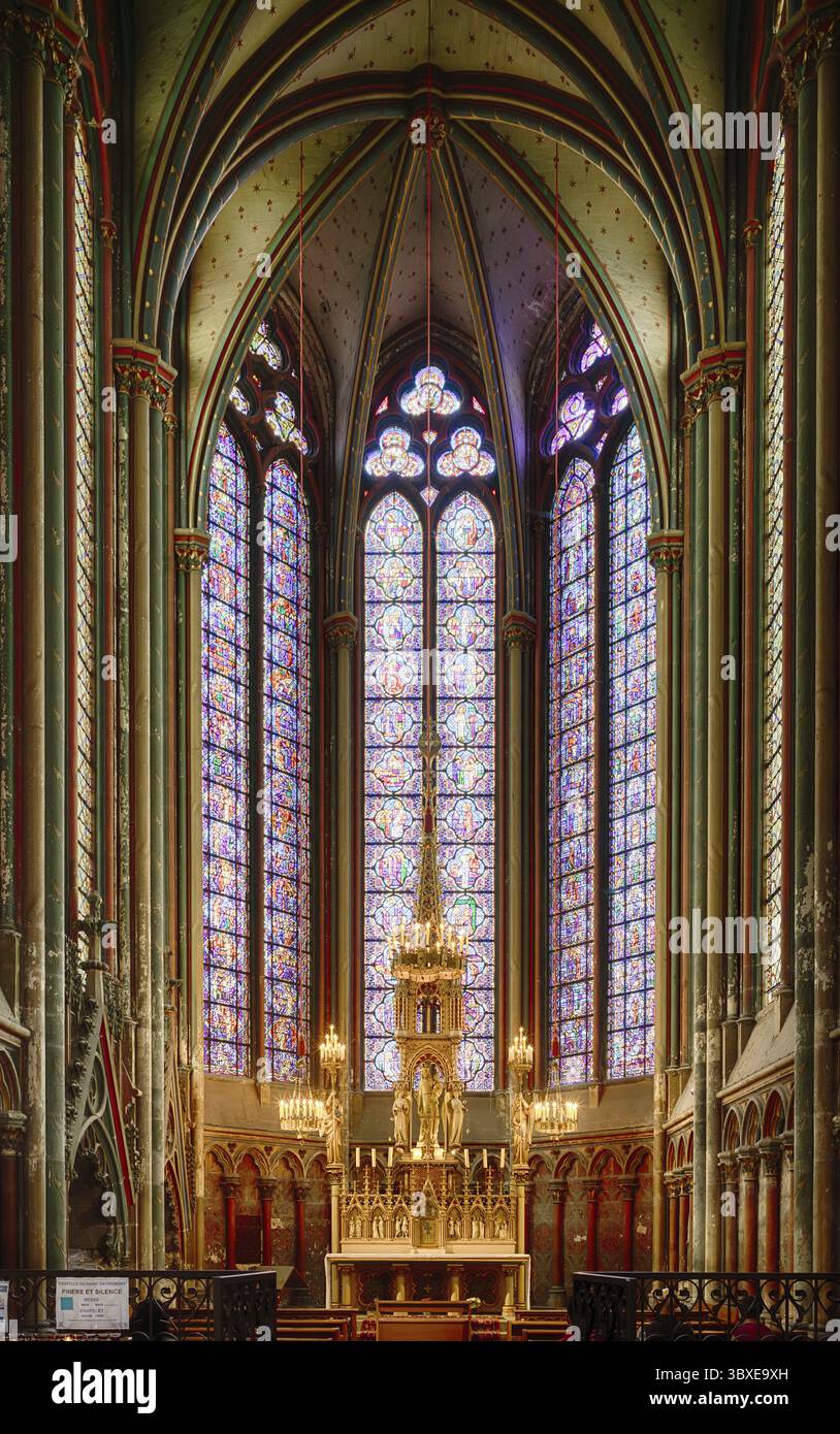 Interior view, altar, Chapel of the Blessed Sacrament, Chapelle du ...
