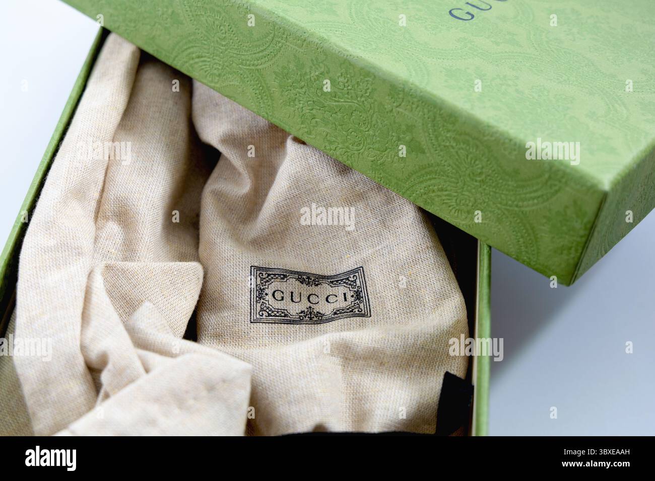 Gucci shoes box hi-res stock photography and images - Alamy