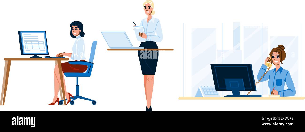 Secretary organizer Stock Vector Images - Alamy