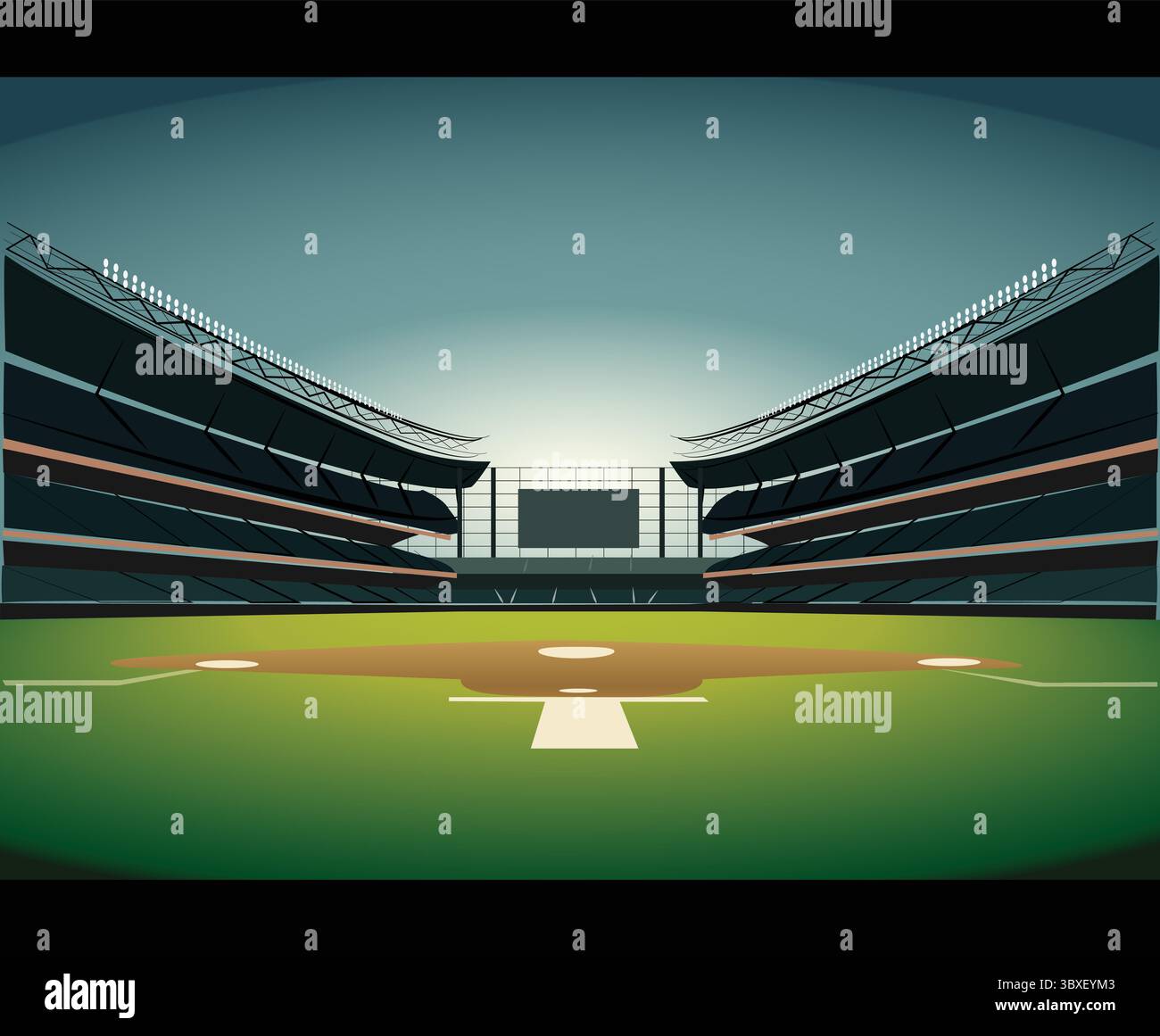 Baseball game fans Stock Vector Images - Alamy