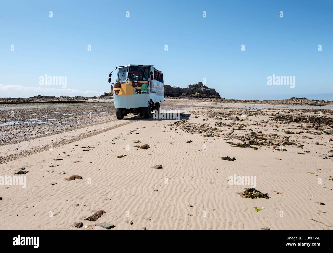 The amphibious ferry to Elizabeth Castle.Jersey that gets you back when ...
