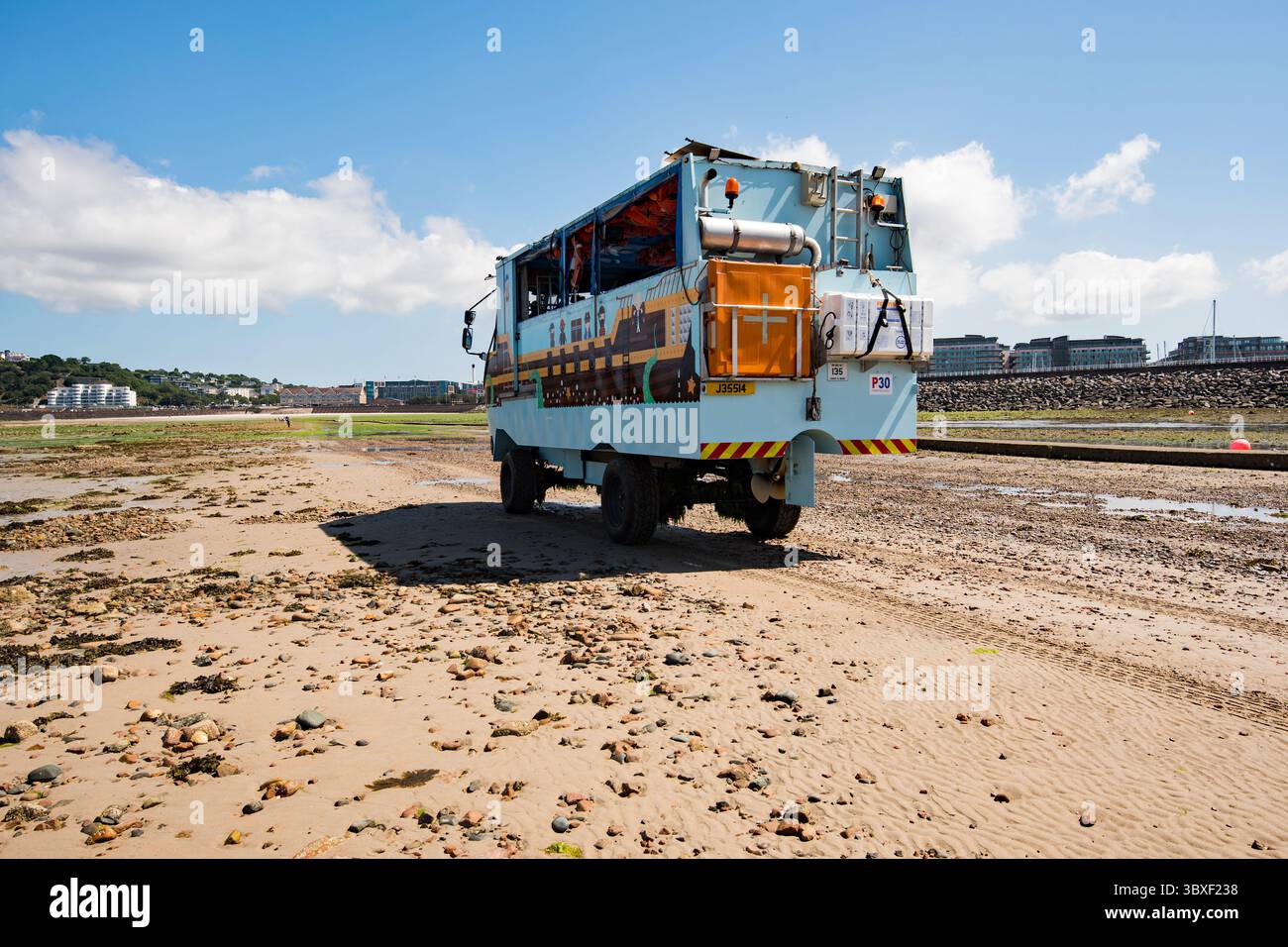 The amphibious ferry to Elizabeth Castle.Jersey that gets you back when ...