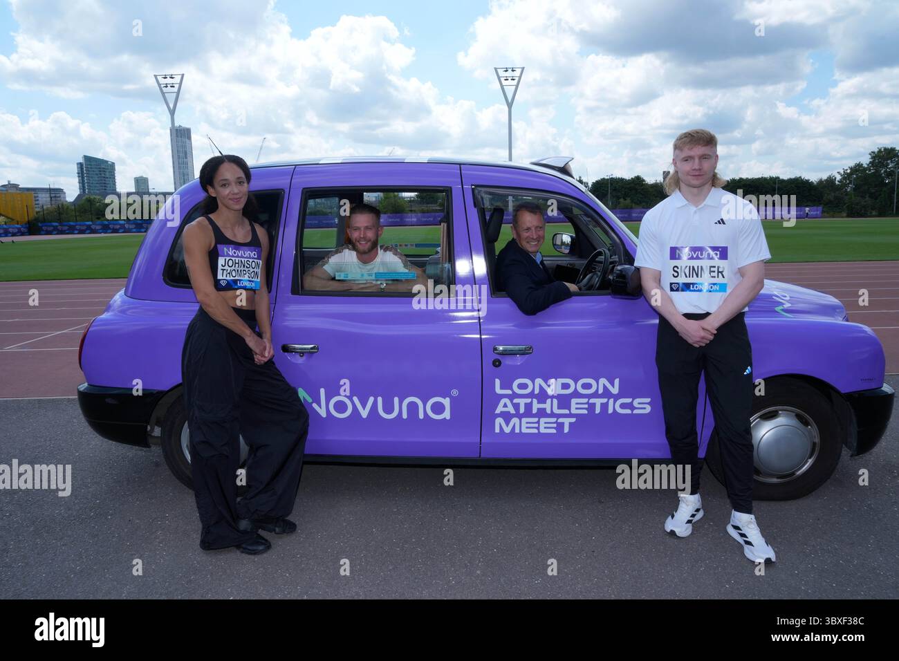 From left: Katarina Johnson-Thompson (GBR), Josh Kerr (GBR), UK ...