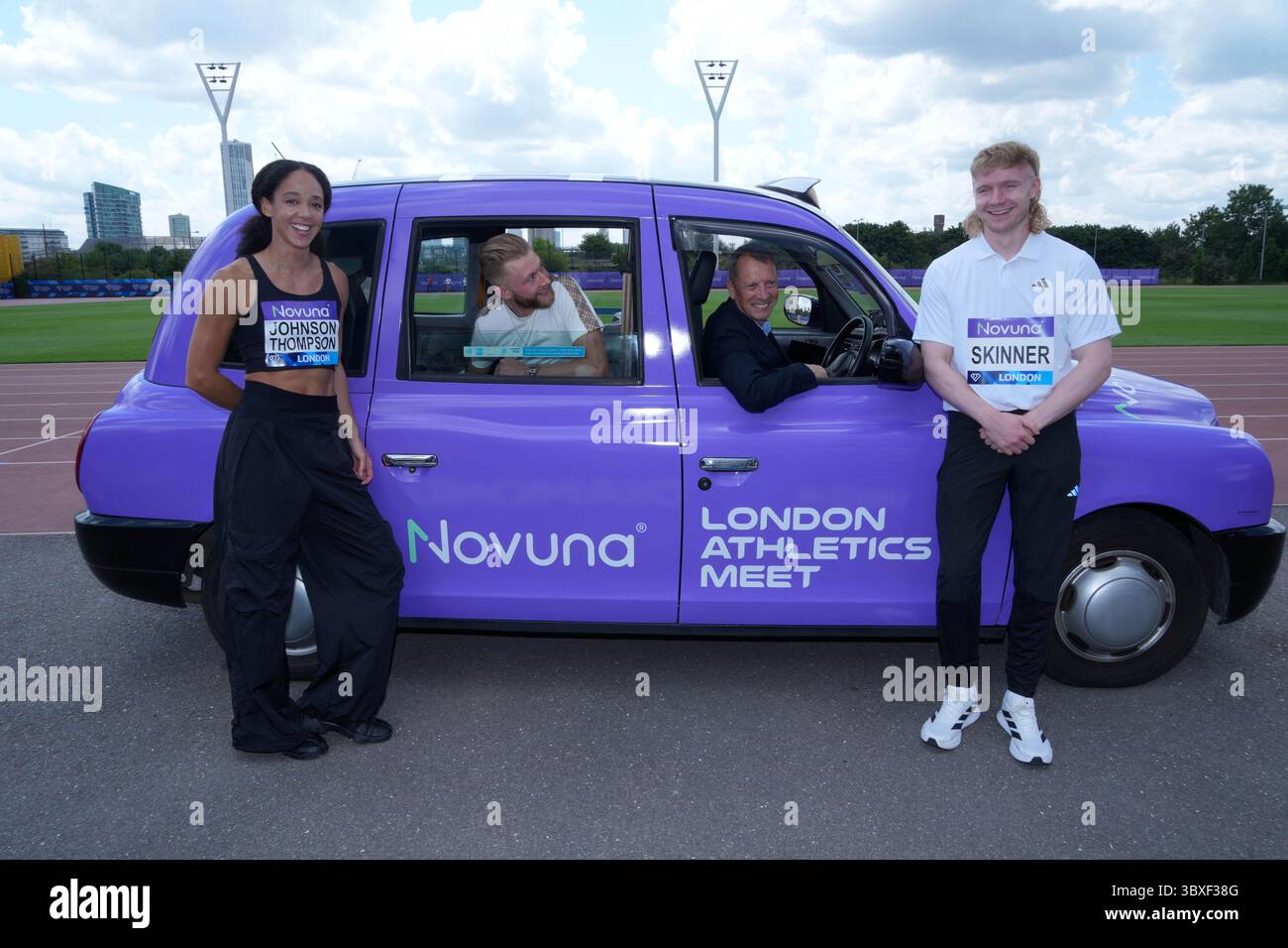 From left: Katarina Johnson-Thompson (GBR), Josh Kerr (GBR), UK ...