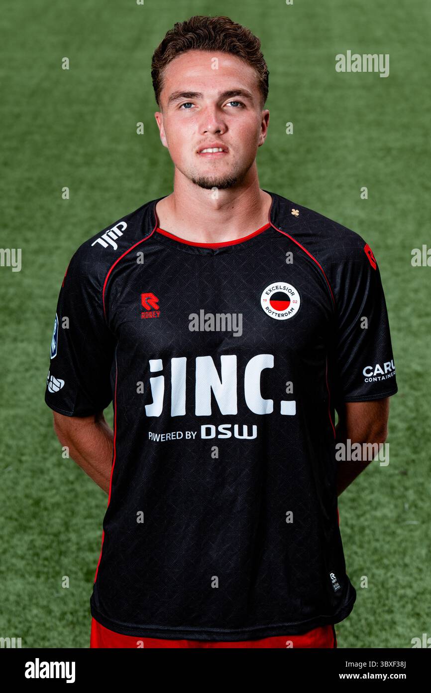 Rotterdam - Stan Henderikx of Excelsior Rotterdam during the photocall ...
