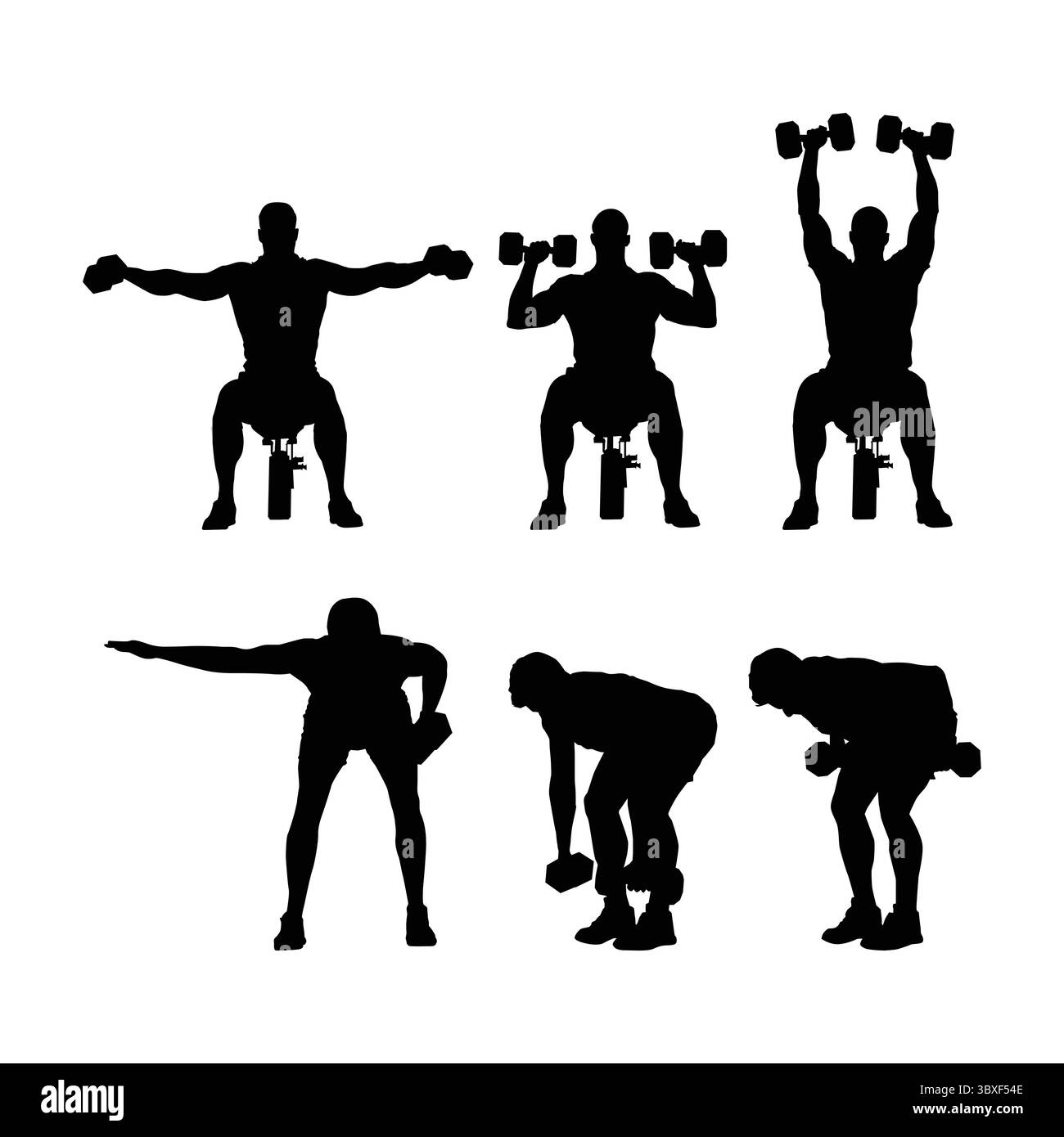 Exercise emblem Black and White Stock Photos & Images - Alamy