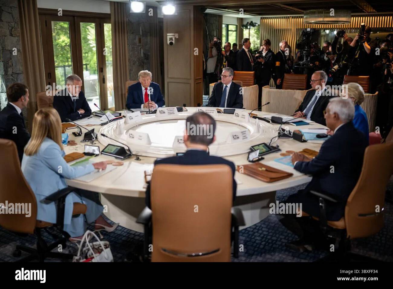 G7 summit 2025 leaders trump hi-res stock photography and images - Alamy