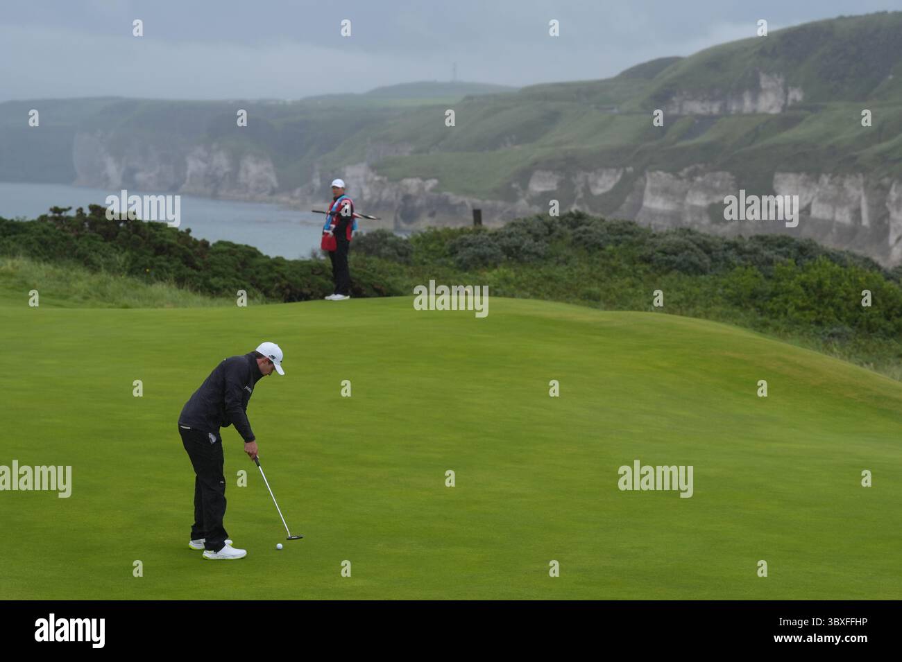 England's Matt Fitzpatrick on the fifth green, during day two of The ...
