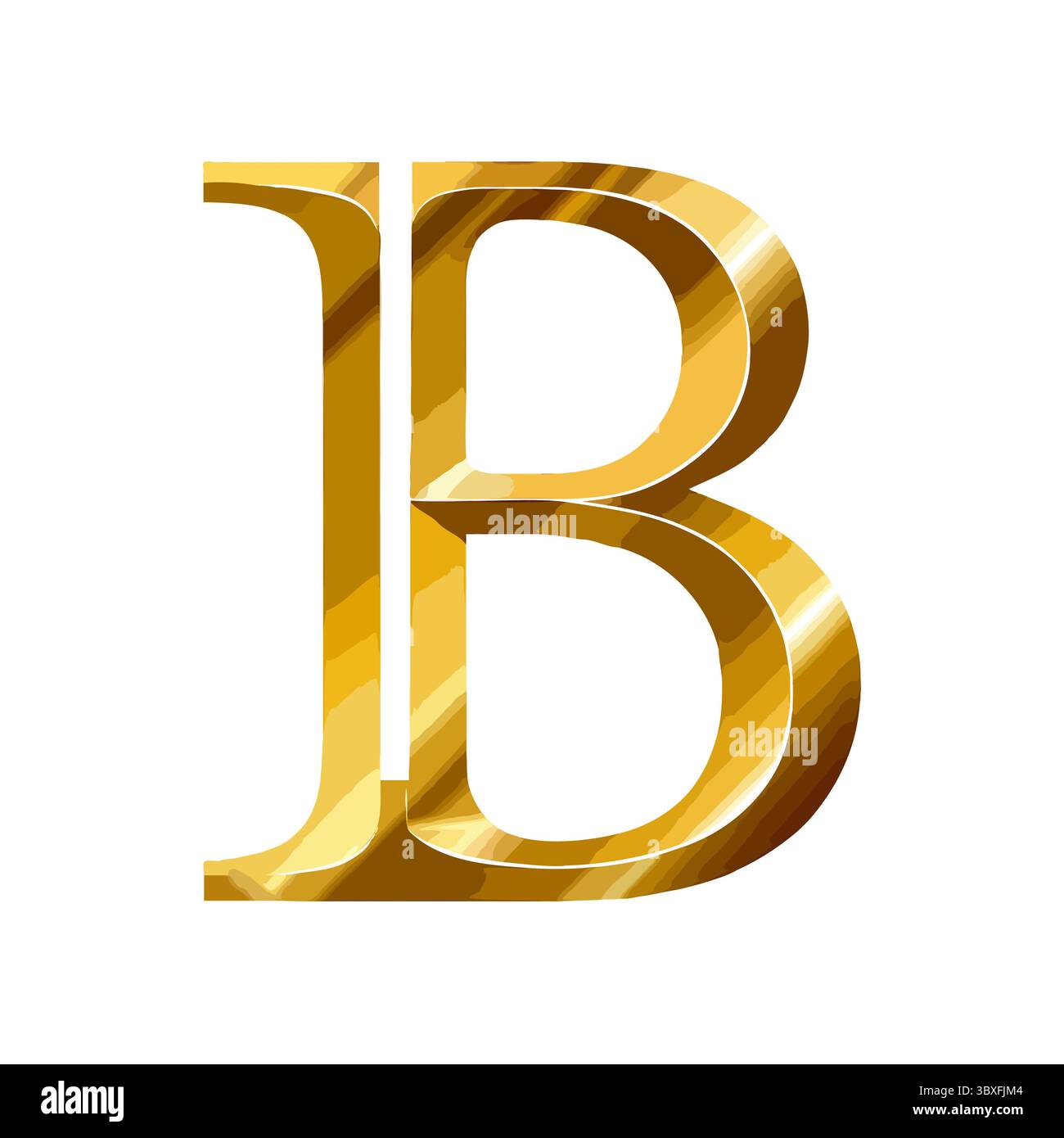 Monochrome Gold Vector Alphabet Letters Set Stock Vector Image & Art ...