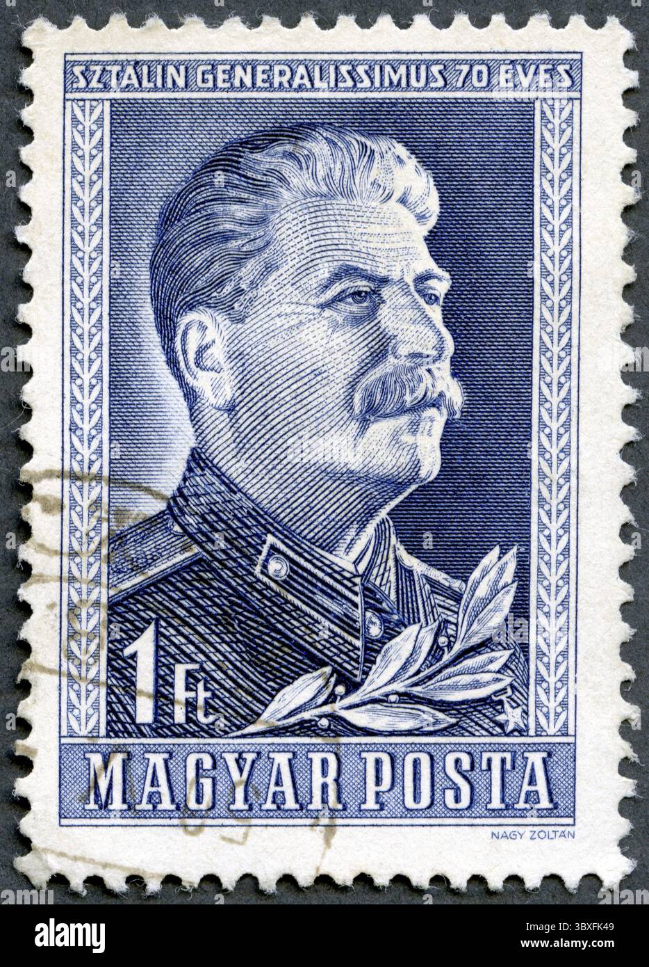HUNGARY - CIRCA 1949: stamp printed by Hungary, shows Joseph ...