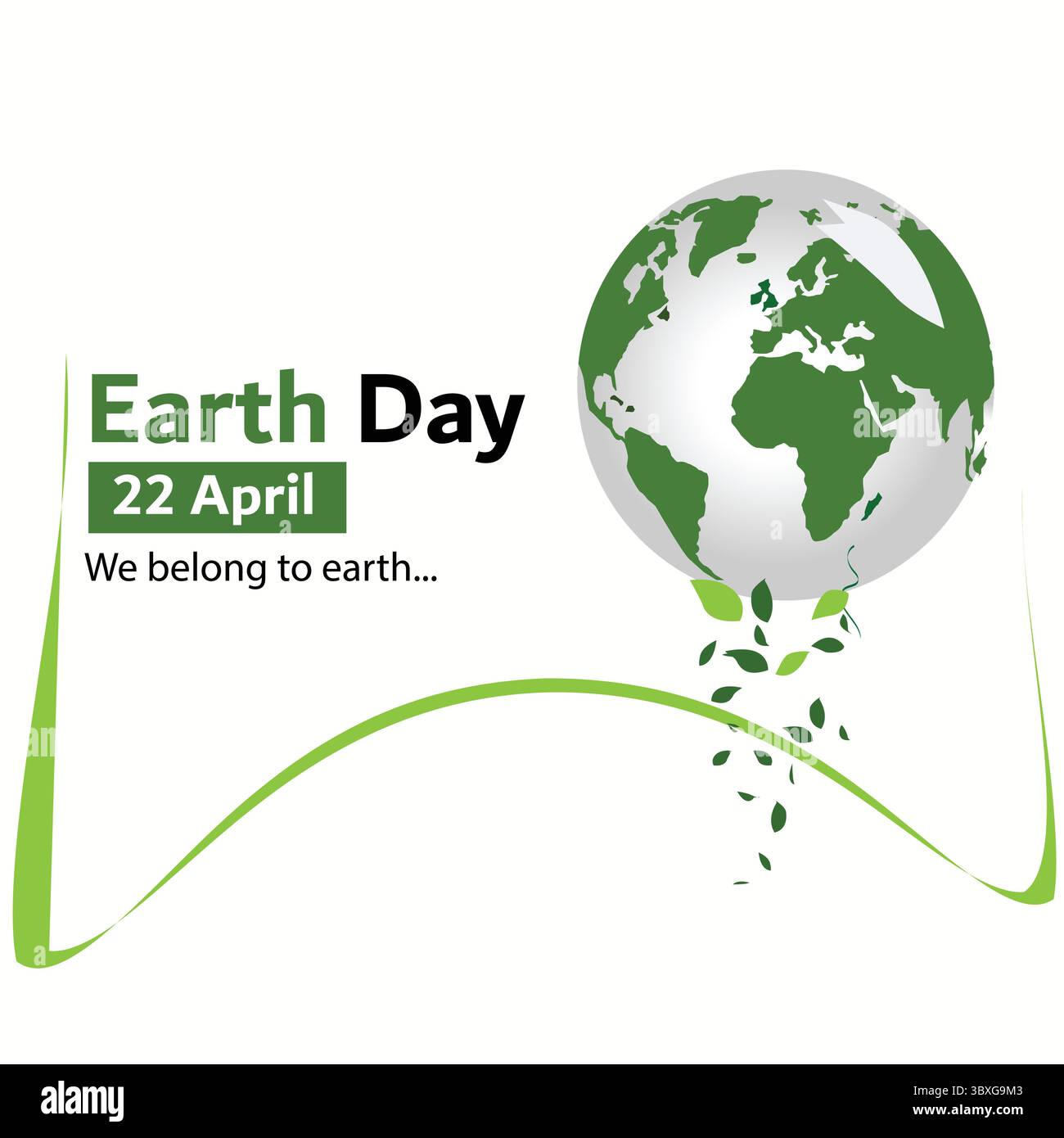 Save earth tree idea Stock Vector Images - Alamy