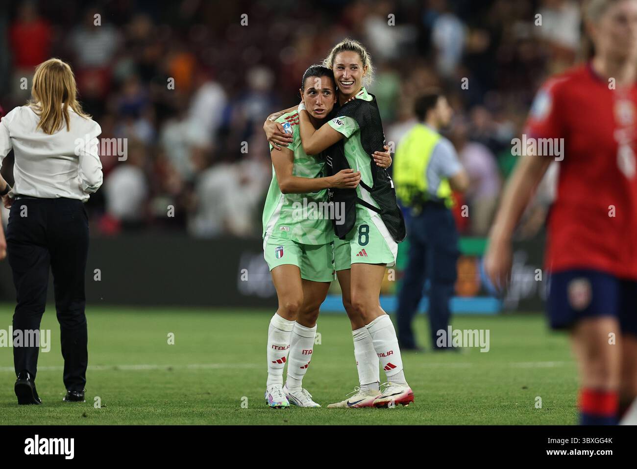 Lucia Di Guglielmo (Italy)Emma Severini (Italy) during the UEFA ...