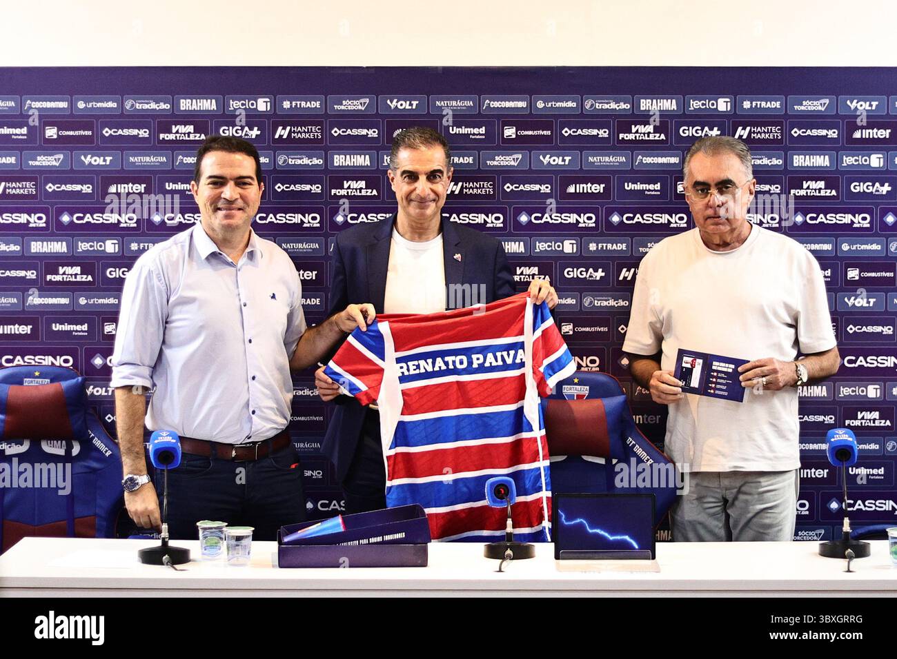 CE - FORTALEZA - 07/18/2025 - PRESENTATION PRESS CONFERENCE OF COACH RENATO PAIVA AT FORTALEZA ...