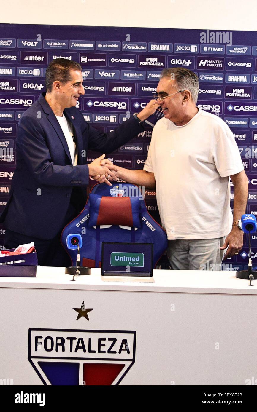 CE - FORTALEZA - 07/18/2025 - PRESENTATION PRESS CONFERENCE OF COACH RENATO PAIVA AT FORTALEZA ...
