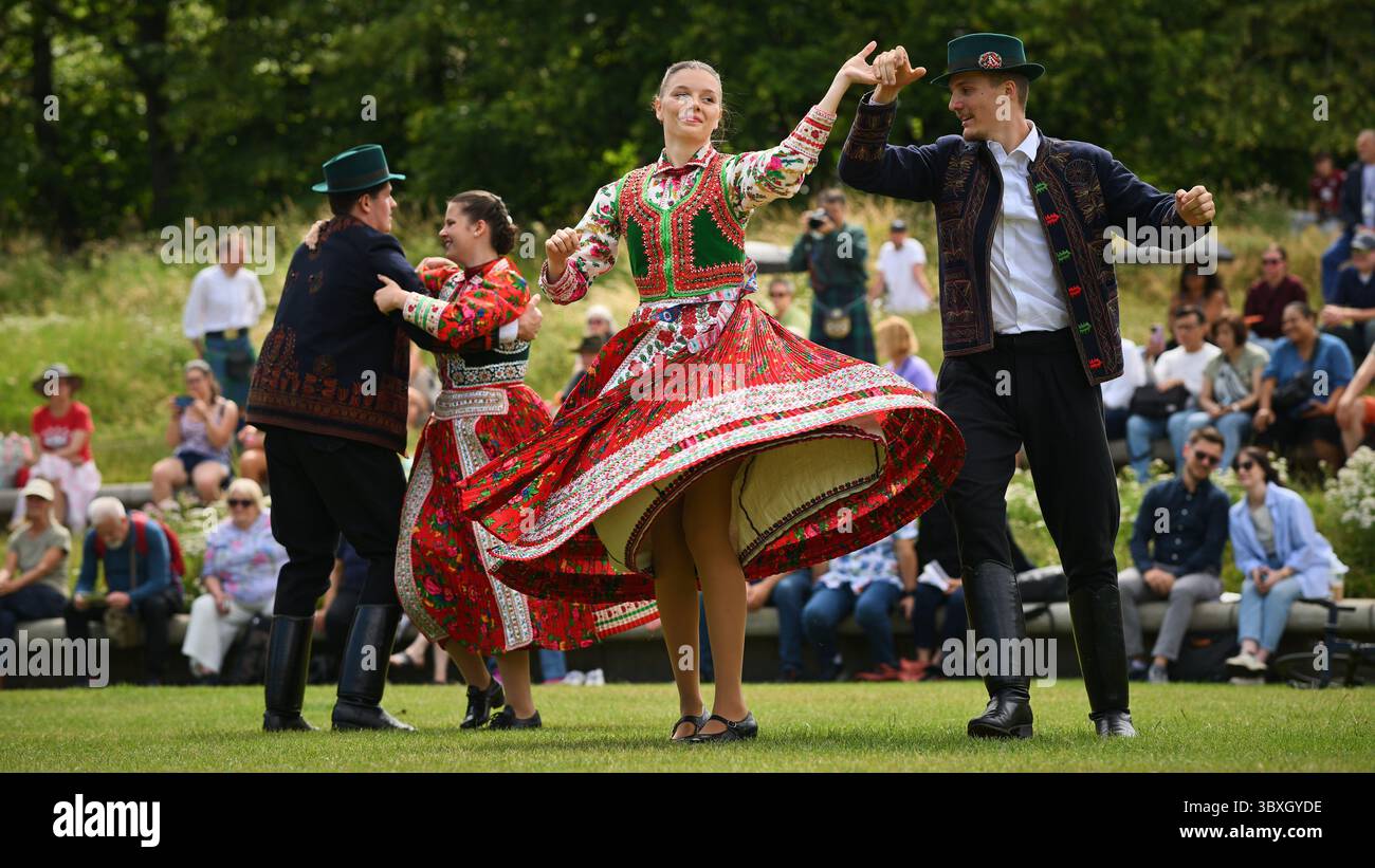Edinburgh Scotland, UK 18 July 2025. 27th Dunedin International Folk ...