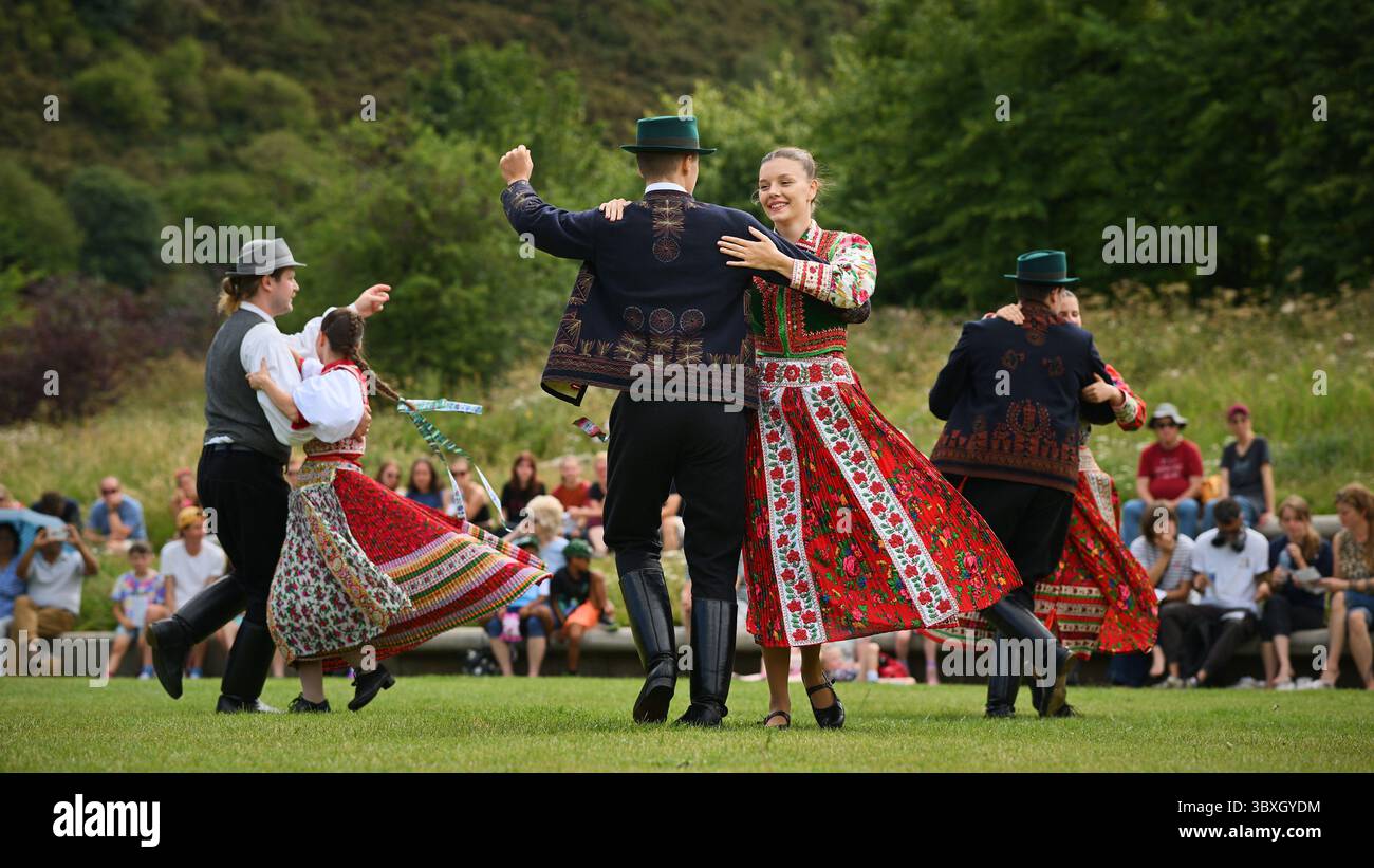 Edinburgh Scotland, UK 18 July 2025. 27th Dunedin International Folk ...