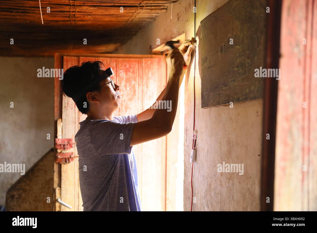 Kigali, Rwanda. 16th July, 2025. Kenneth Lo, a service-learning ...
