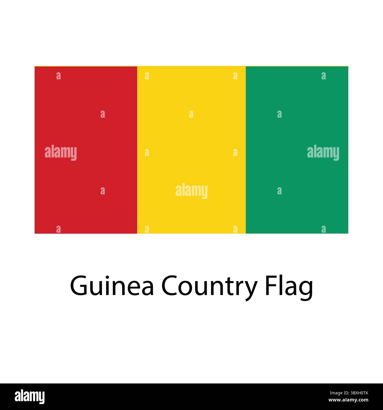 Guinea Country Flag hand drawing illustration vector-based drawing ...