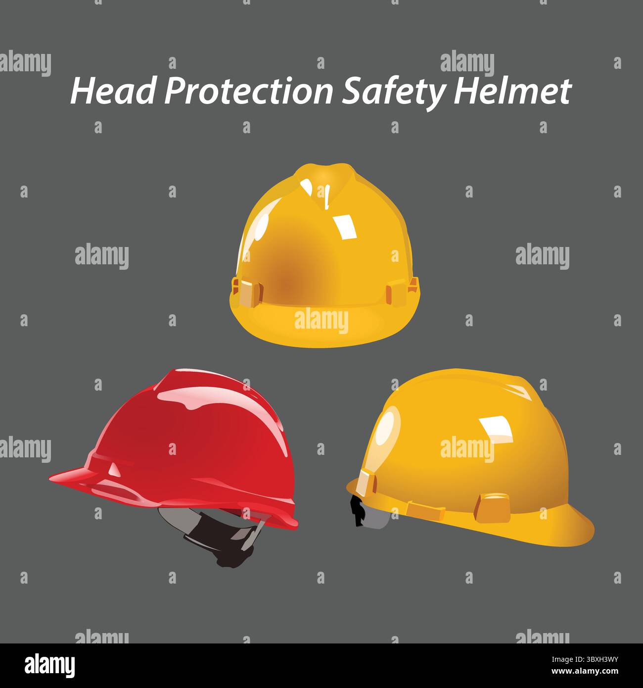 Helmet safety engineer worker Stock Vector Images - Alamy
