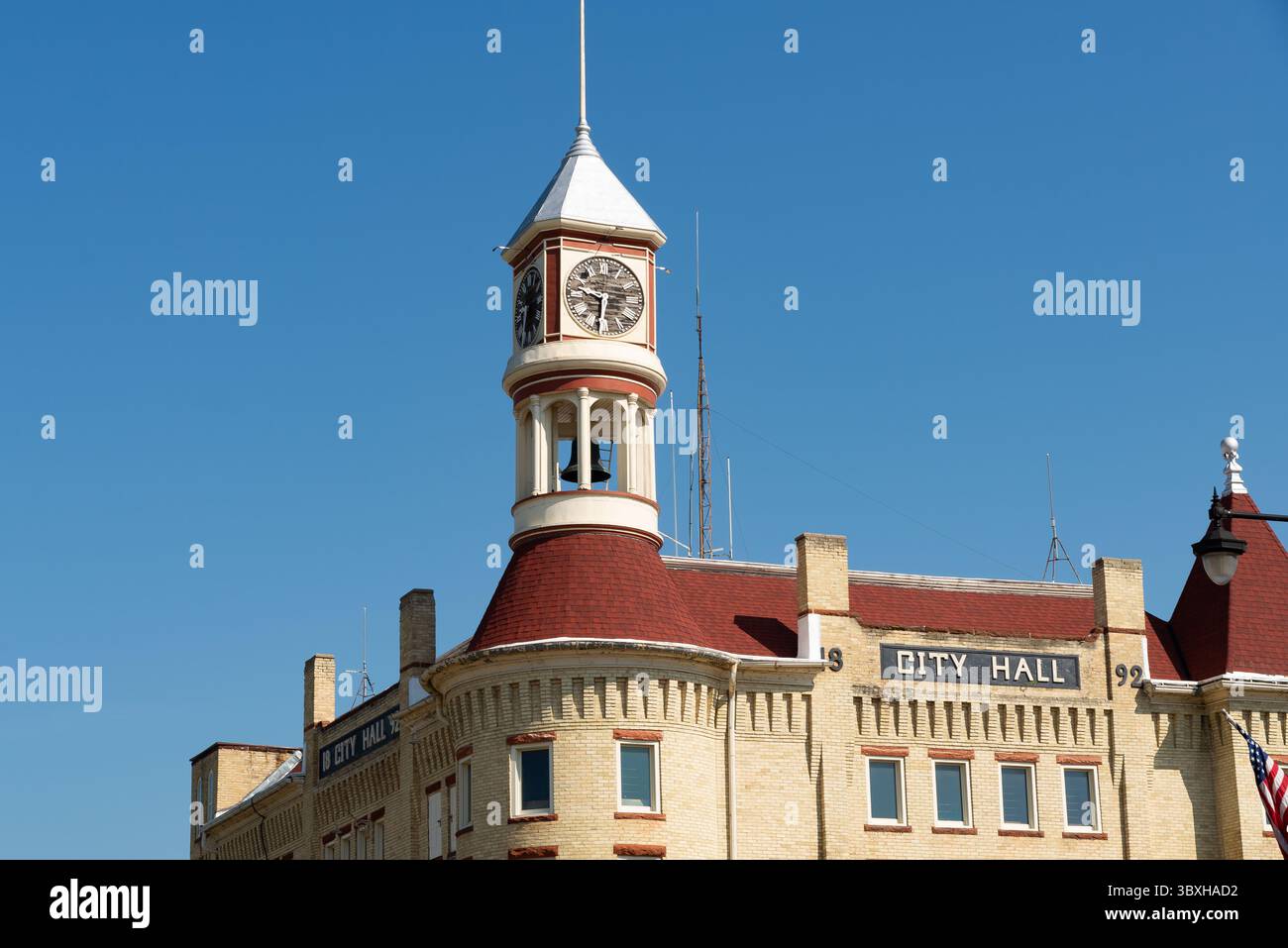 The historic Columbus City Hall Building, built in 1892, in downtown ...