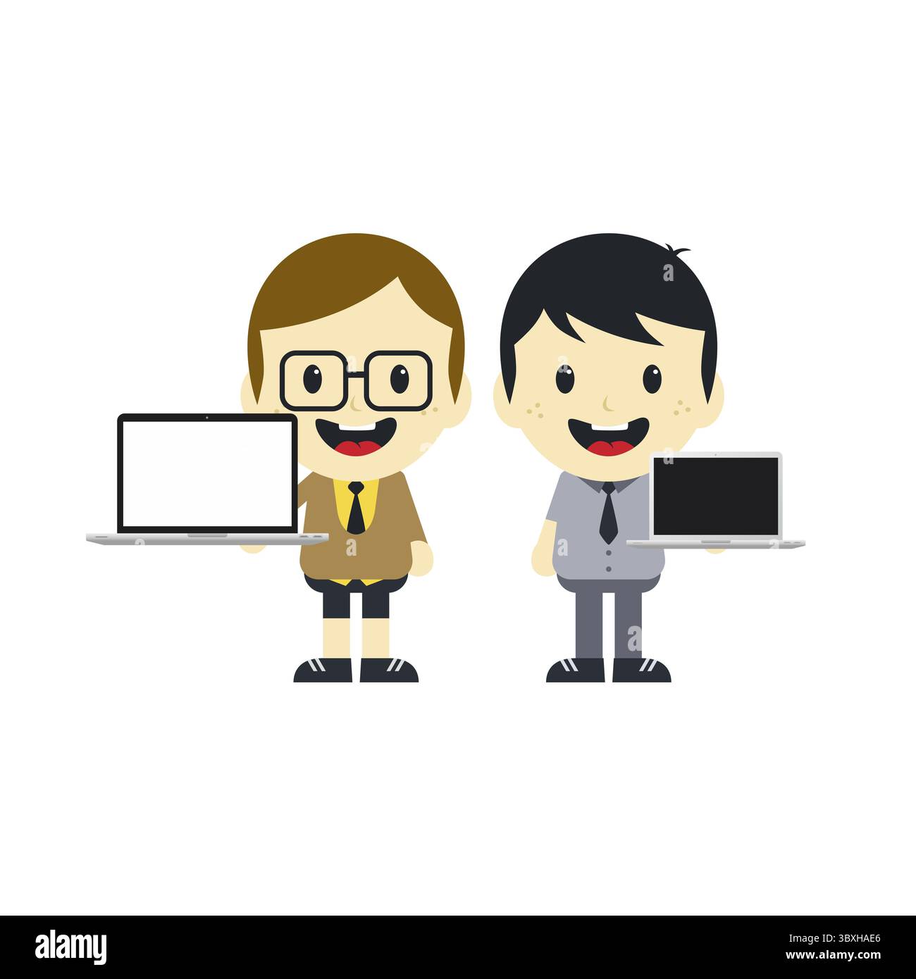 Cartoon character theme graphic art vector illustration Stock Photo - Alamy