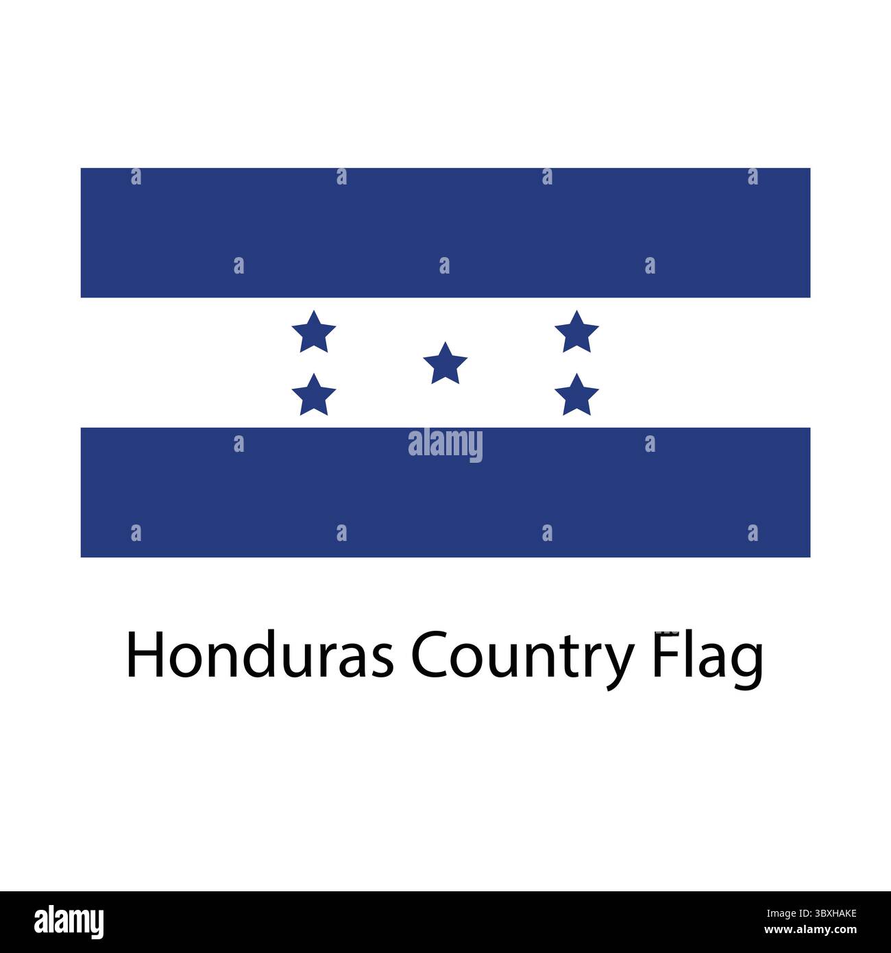 Honduras Country Flag hand drawing illustration vector-based drawing ...
