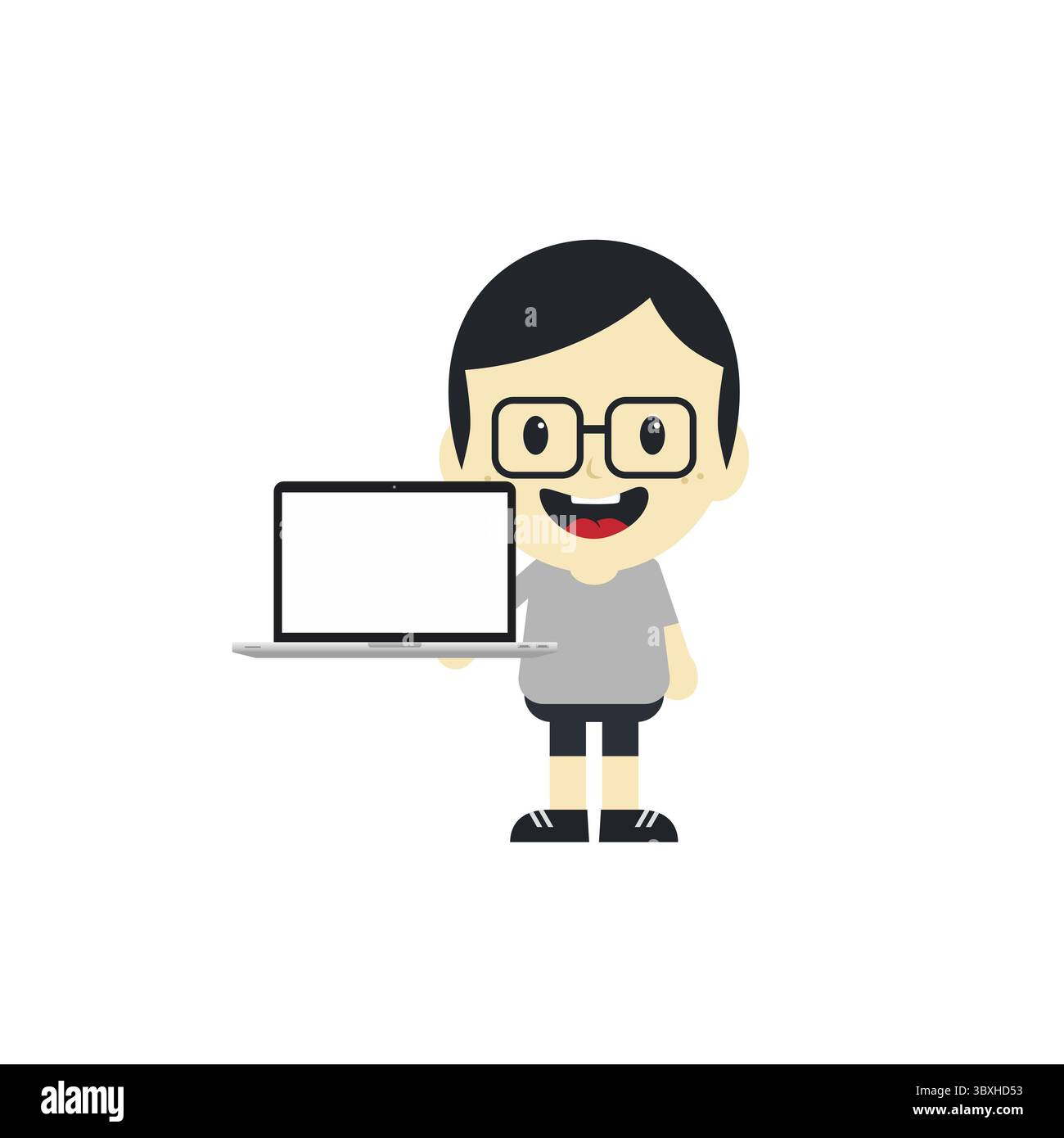 Cartoon character theme graphic art vector illustration Stock Photo - Alamy